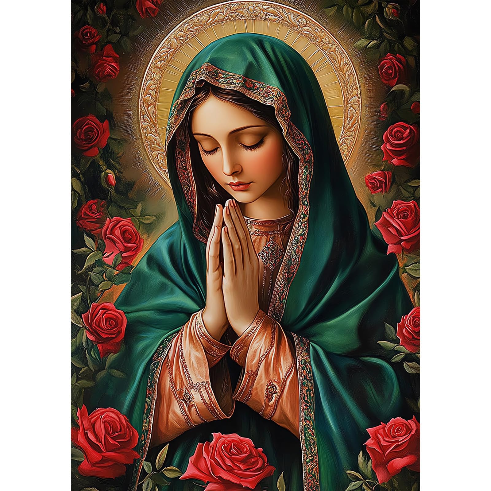 Amazon.com: CEOVR Virgin Mary Diamond Painting Kits for Adults ...