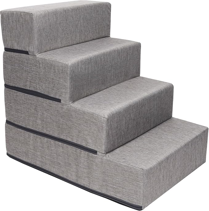 Amazon.com : Elevon 4-Tier Pet Foam Stairs for Tall Beds and Couches ...