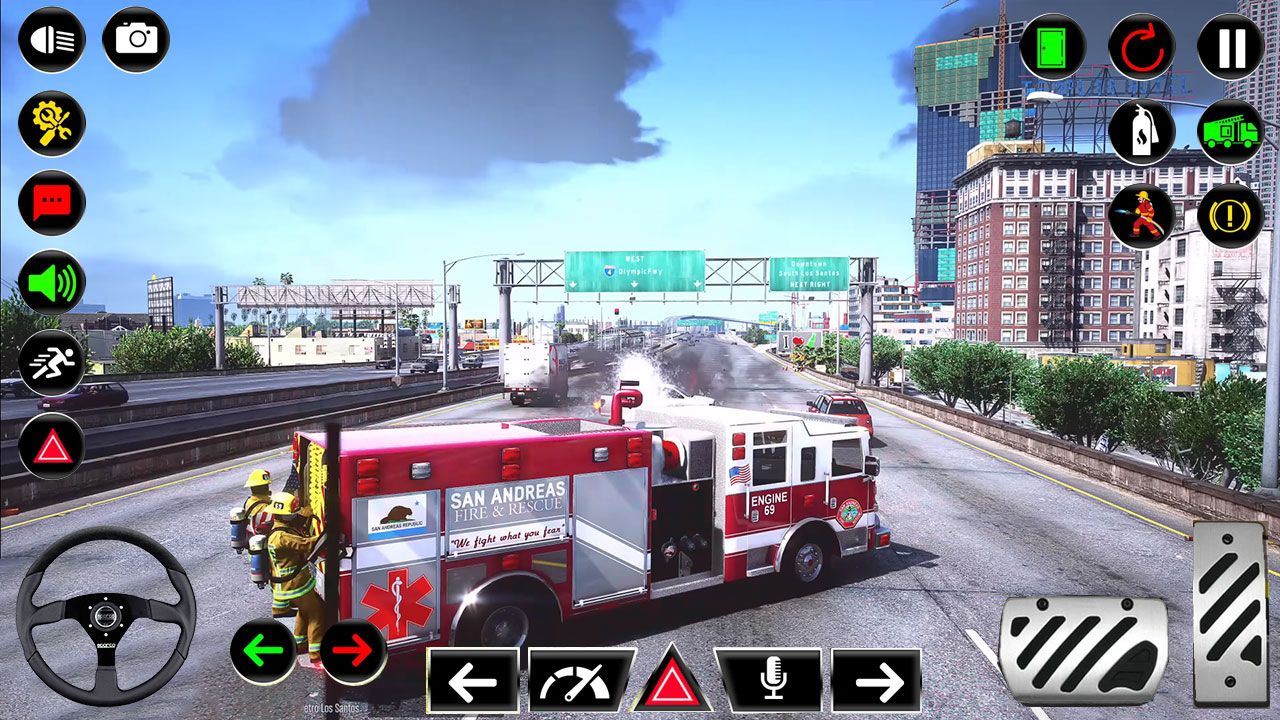 Fire Truck Driving Simulator Rescue City Game - App on Amazon Appstore