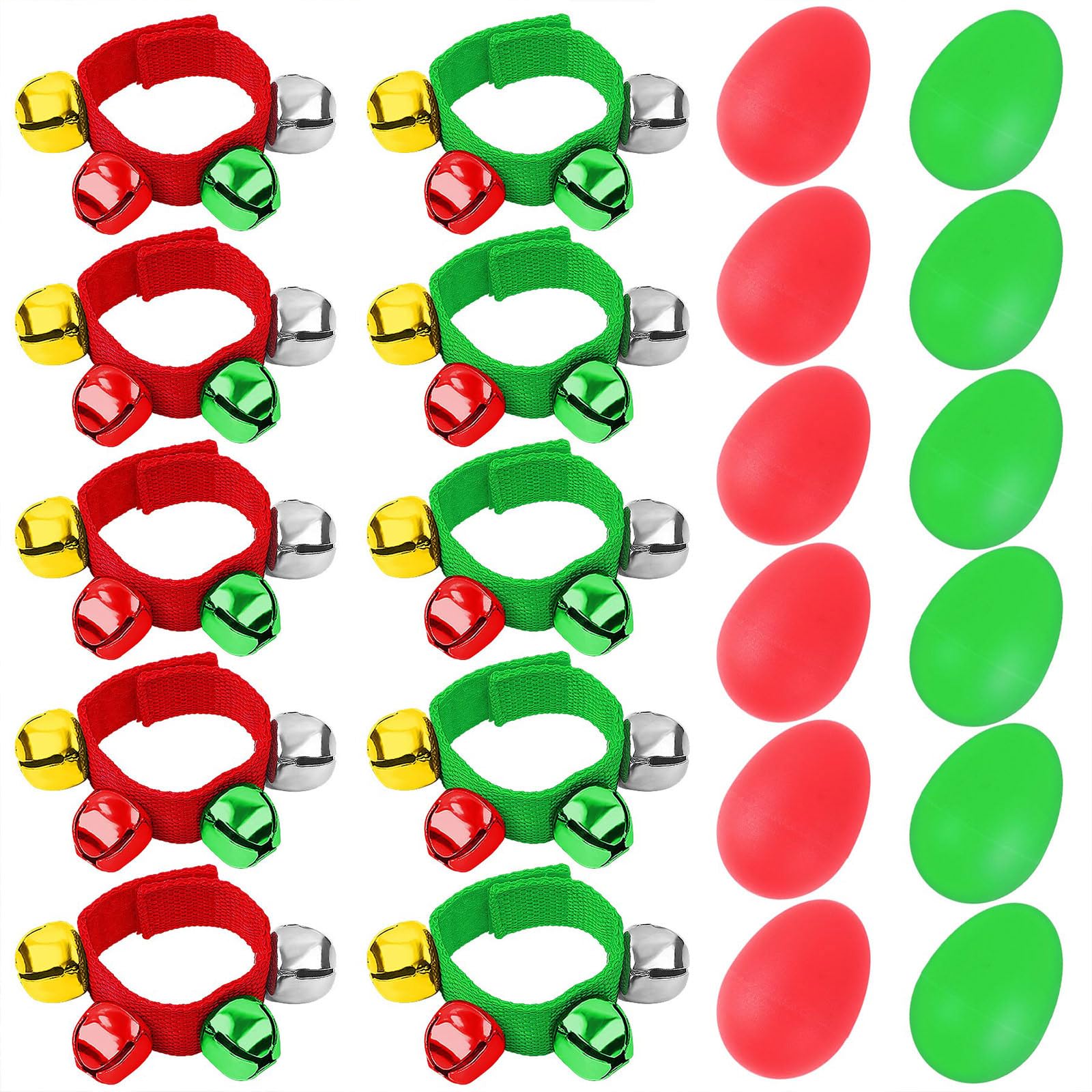 Amazon.com: Augshy 24 Packs Christmas Percussion Musical Instruments ...