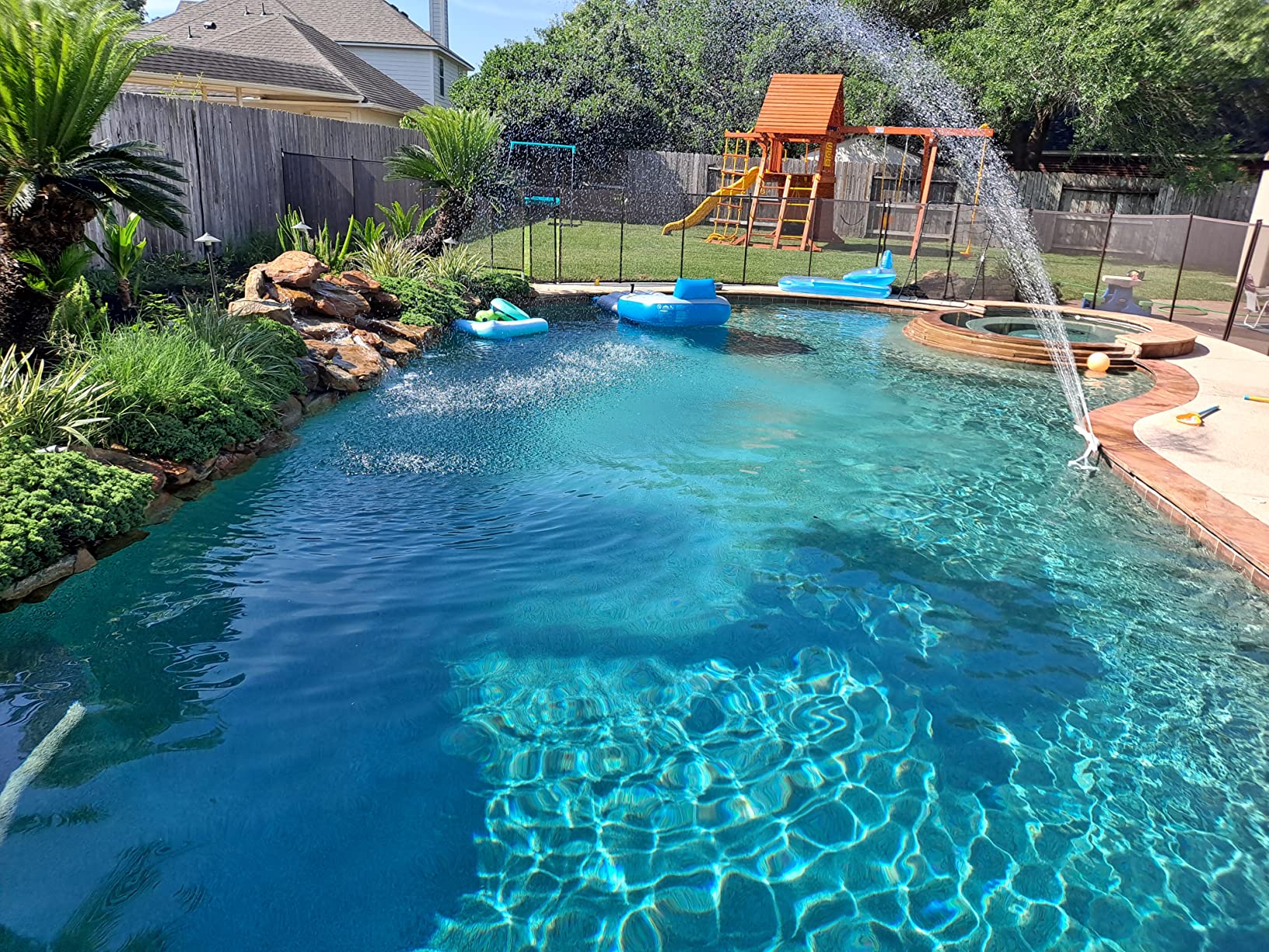 $6/mo - Finance Swimming-Pool Aerator Waterfall Fountain Sprinkler ...