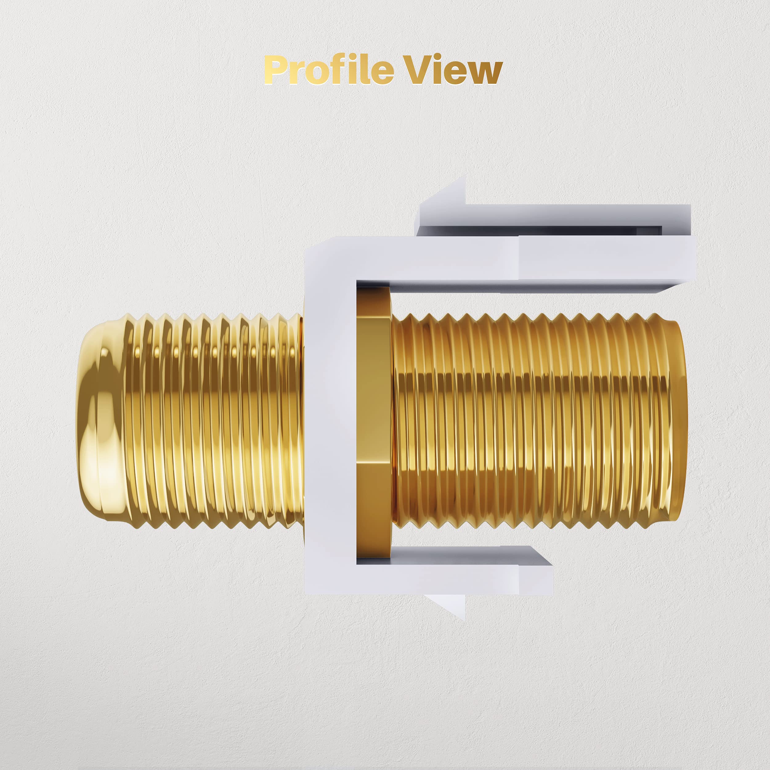 Snapklik.com : GEARit Coax Keystone Jack Insert For Keystone Jack Wall ...