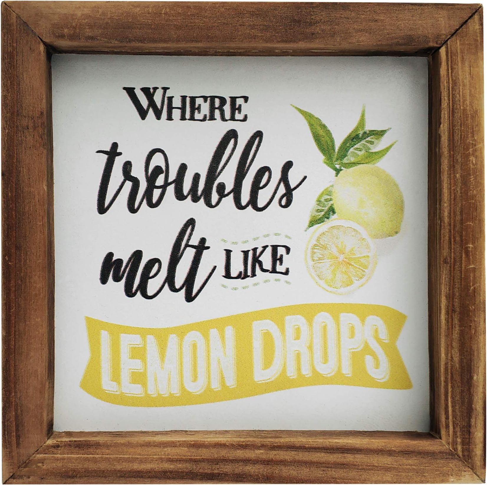 Amazon.com: GSS Designs Where Trouble Melt Like Lemon Drops Metal Tin ...