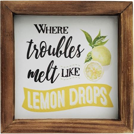 Amazon.com: GSS Designs Where Trouble Melt Like Lemon Drops Metal Tin ...