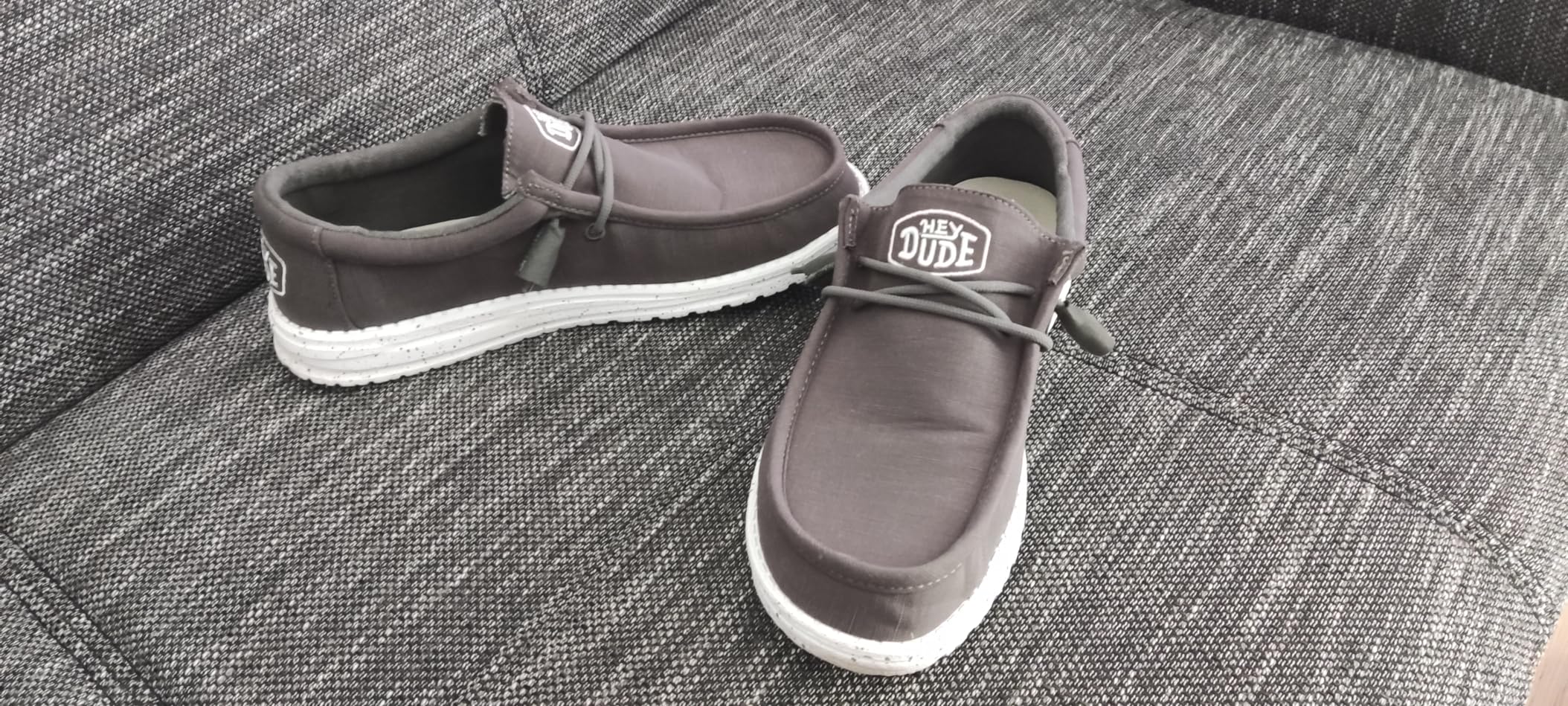 Hey Dude Herren Wally Slub Canvas Moc Toe Shoes : Amazon.de: Fashion