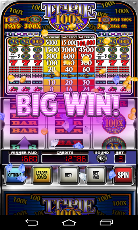 Triple 100x Pay Slot Machine - App on Amazon Appstore