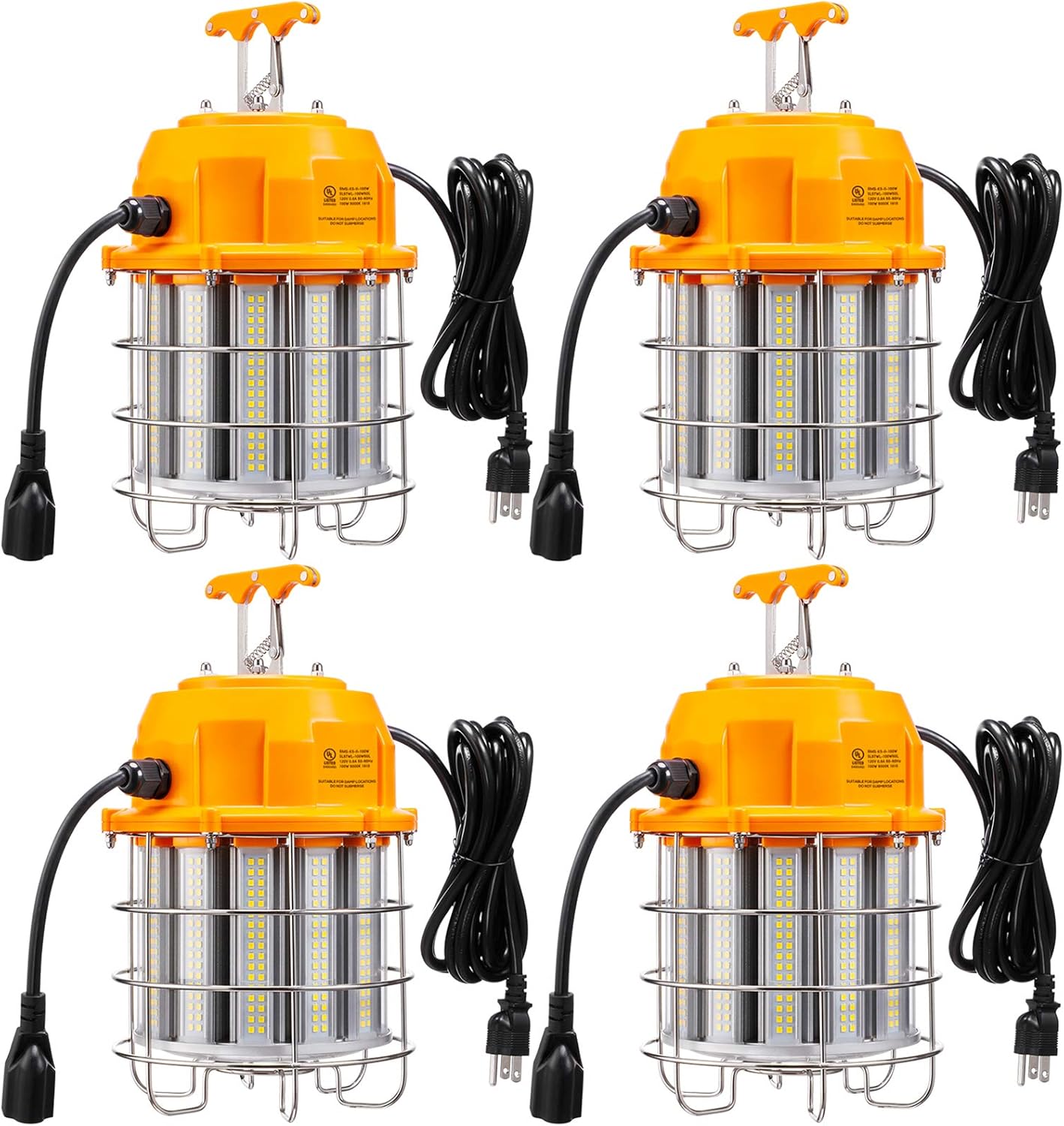 LEONLITE Portable LED Temporary Work Light, 13,000lm, 100W (900W Eqv ...