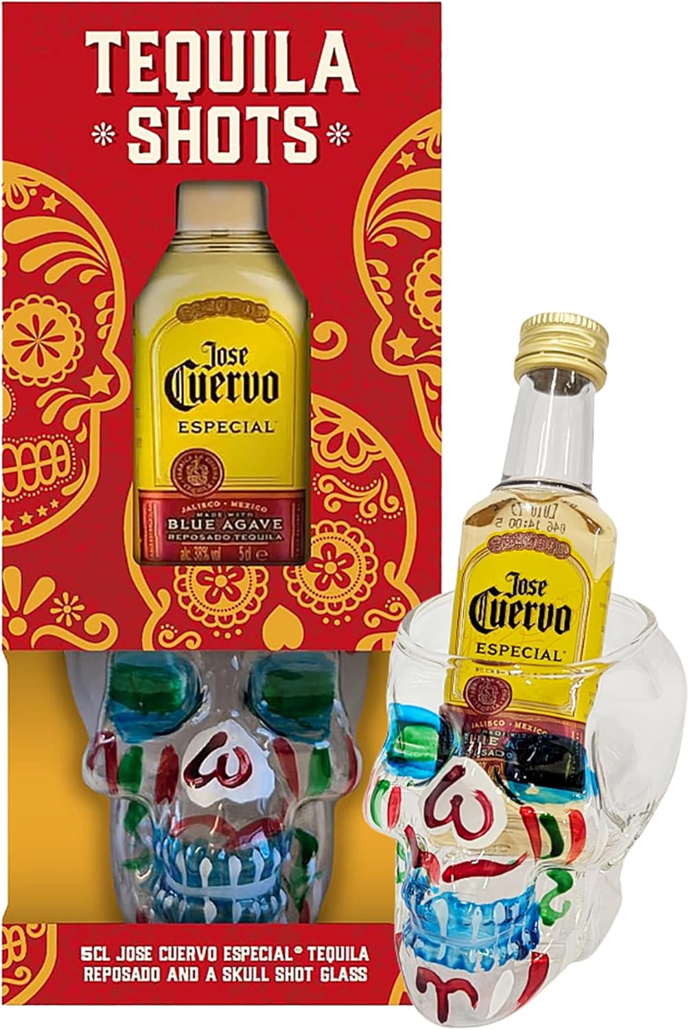 Tequila Gift Set for Stocking Fillers - Alcohol Gift Set of 5cl Tequila ...
