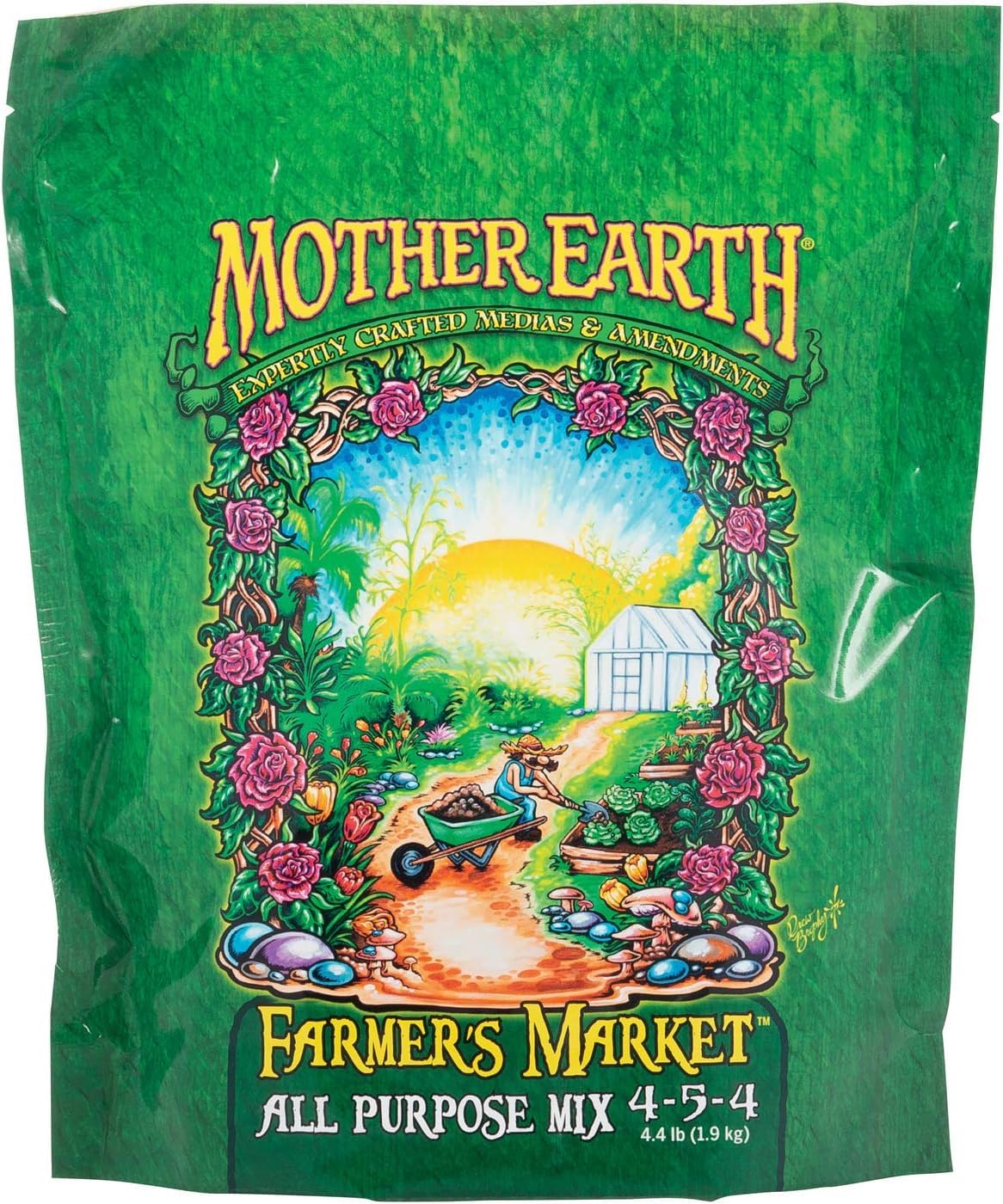Amazon.com : Fertilizer Earth Farmers Market All Purpose Mix 4-5-4 4 ...