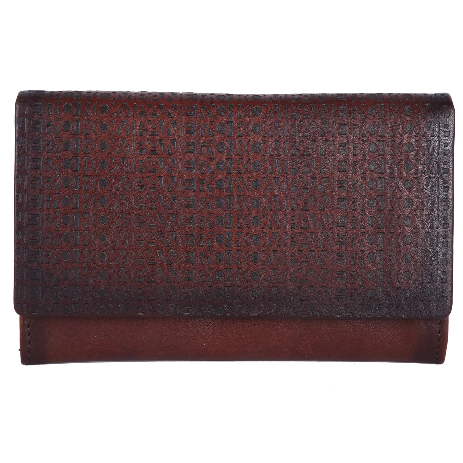 Buy Kompanero Brown Genuine Leather Womens Wallet (C-11670-COGNAC) at ...