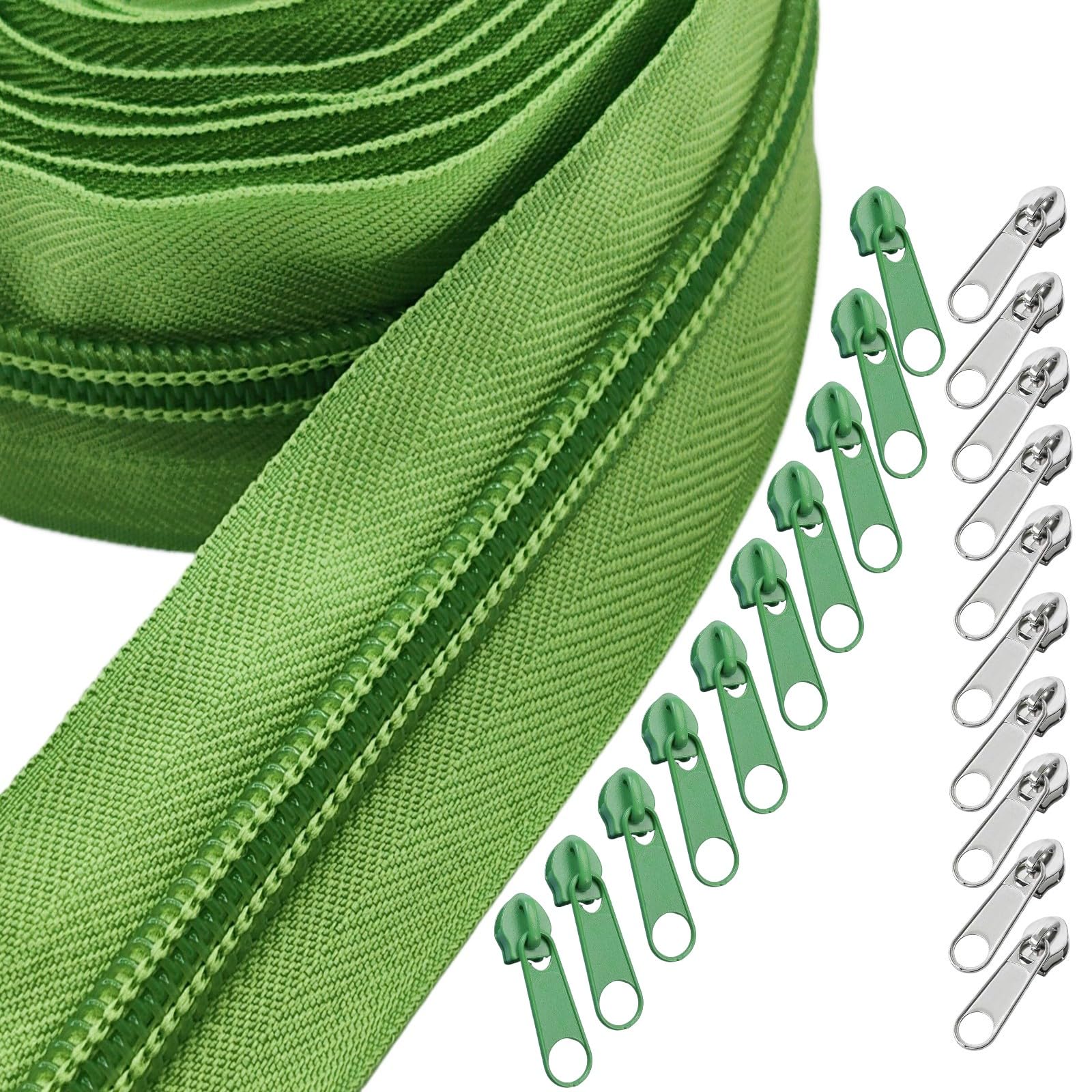Amazon.com: #5Nylon Coil Zipper Tape10 Yard Long Zippers by The Yard ...
