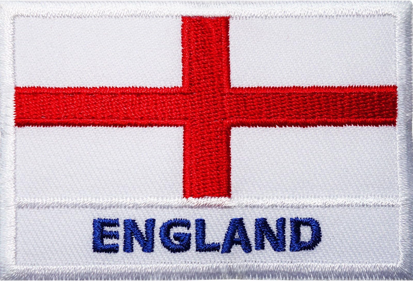England Flag Embroidered Iron Sew On Patch United Kingdom UK English ...