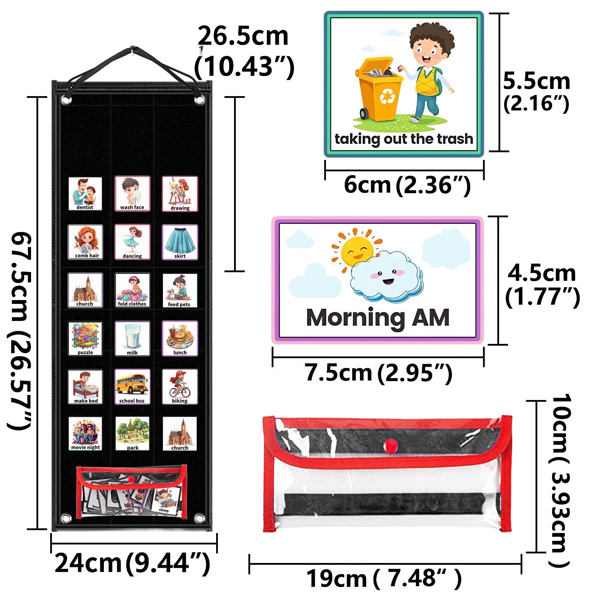 Autistic Behavior Charts For Visual PHYSICAL COPY: First Then Board