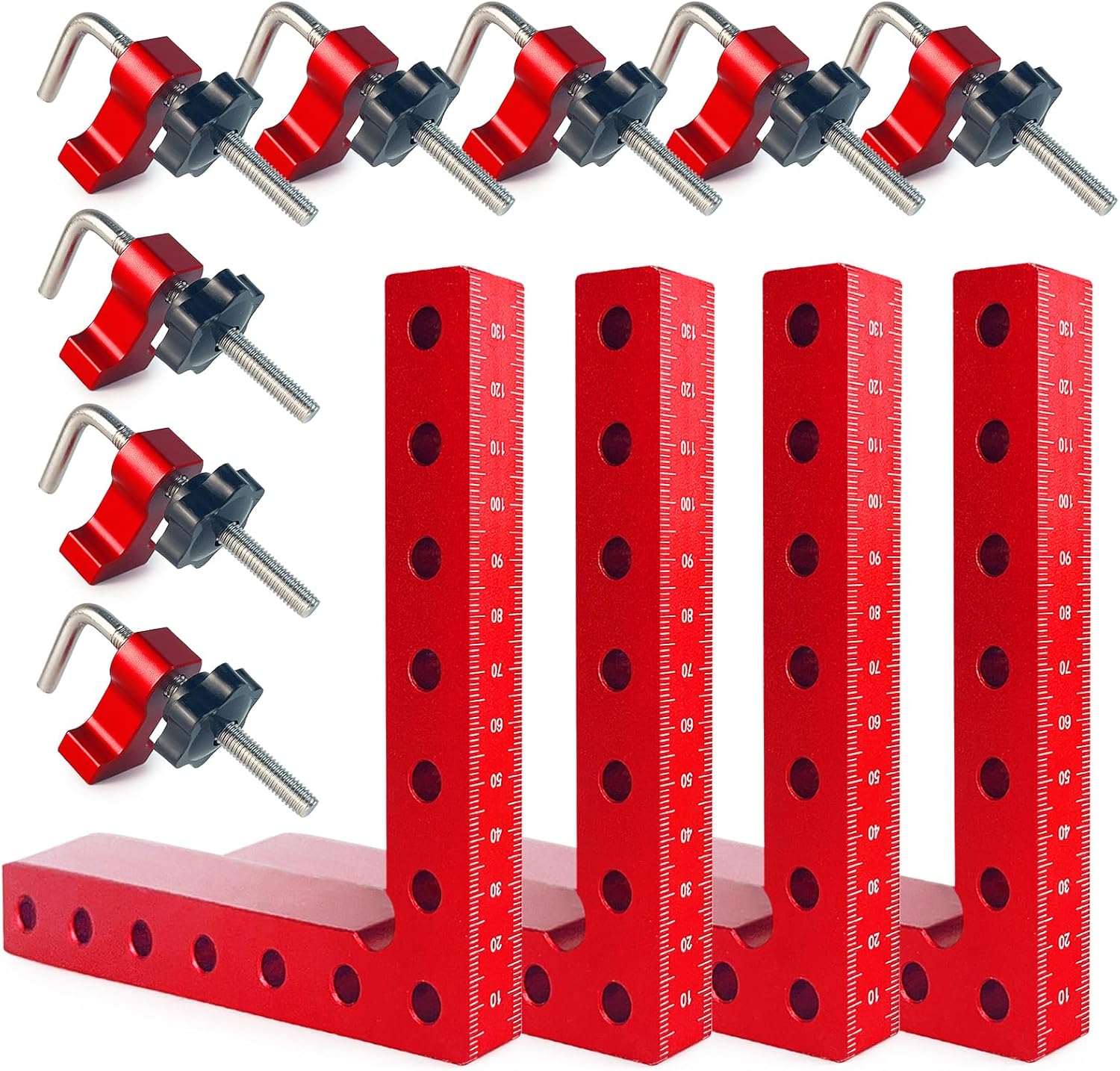 90 Degree Clamp Corner Clamp - Right Angle for Woodworking 4 Pack 5.5"x ...