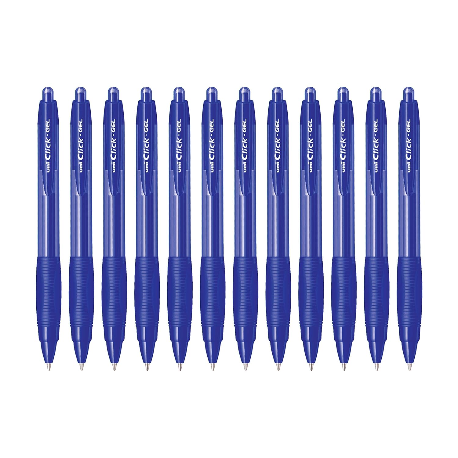 uni-ball Click Gel XSGR7 0.7mm Gel Pen | Triangular Rubber Grip Barrel ...