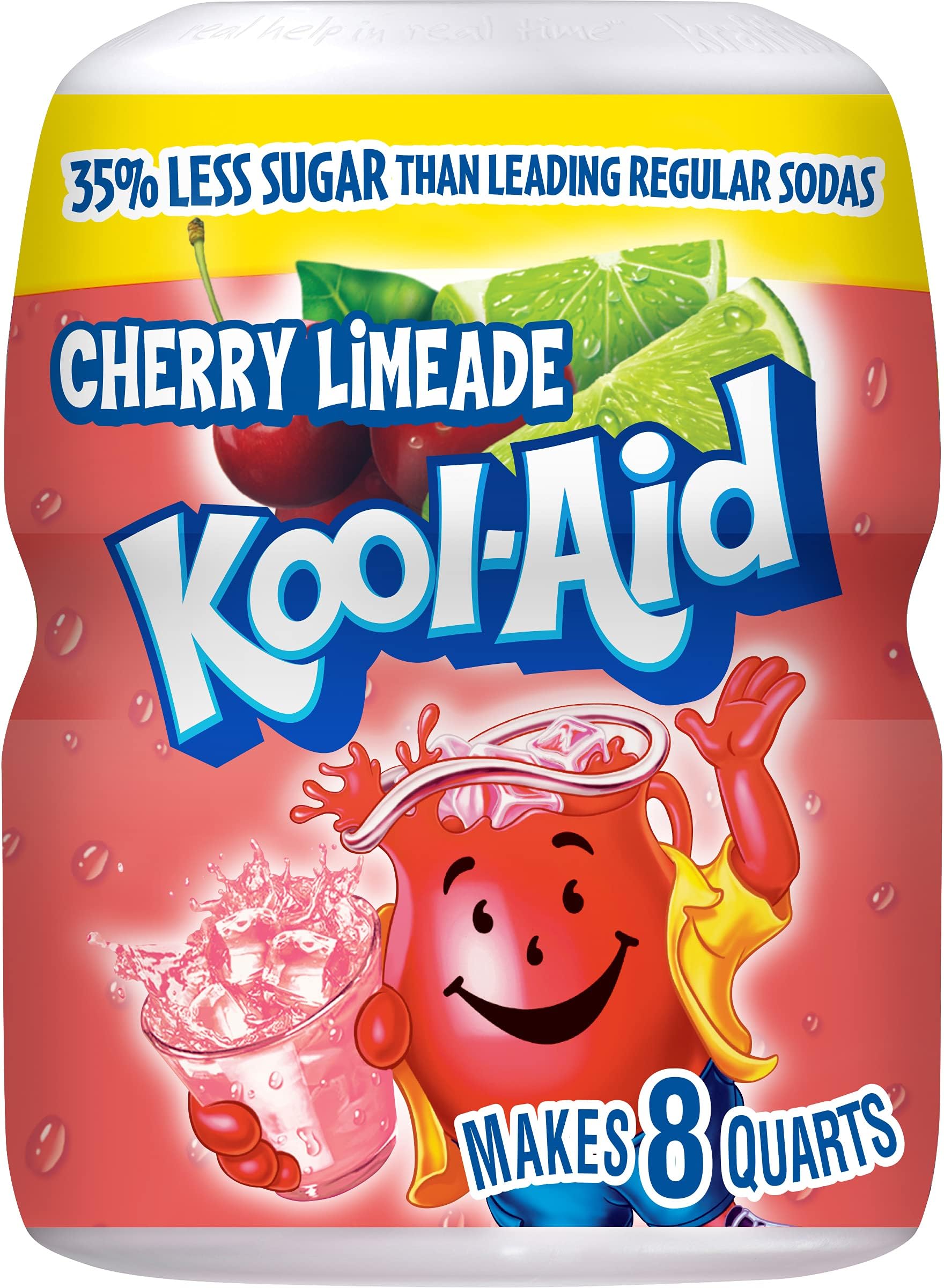 Amazon.com : Kool-Aid Sweetened Cherry Limeade Powdered Drink Mix ...