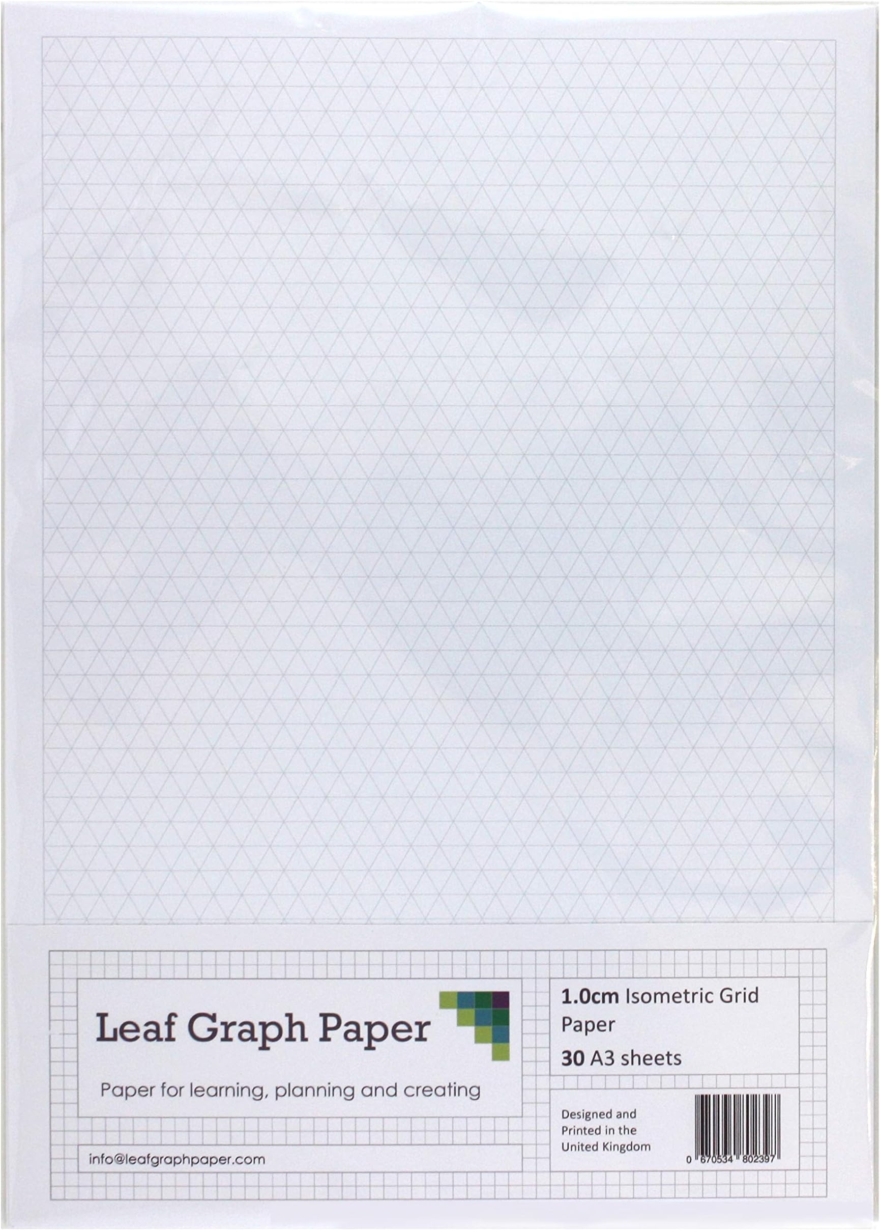 A3 Graph Paper 5mm 0.5cm Squared Engineering - 30 Loose-Leaf Sheets ...