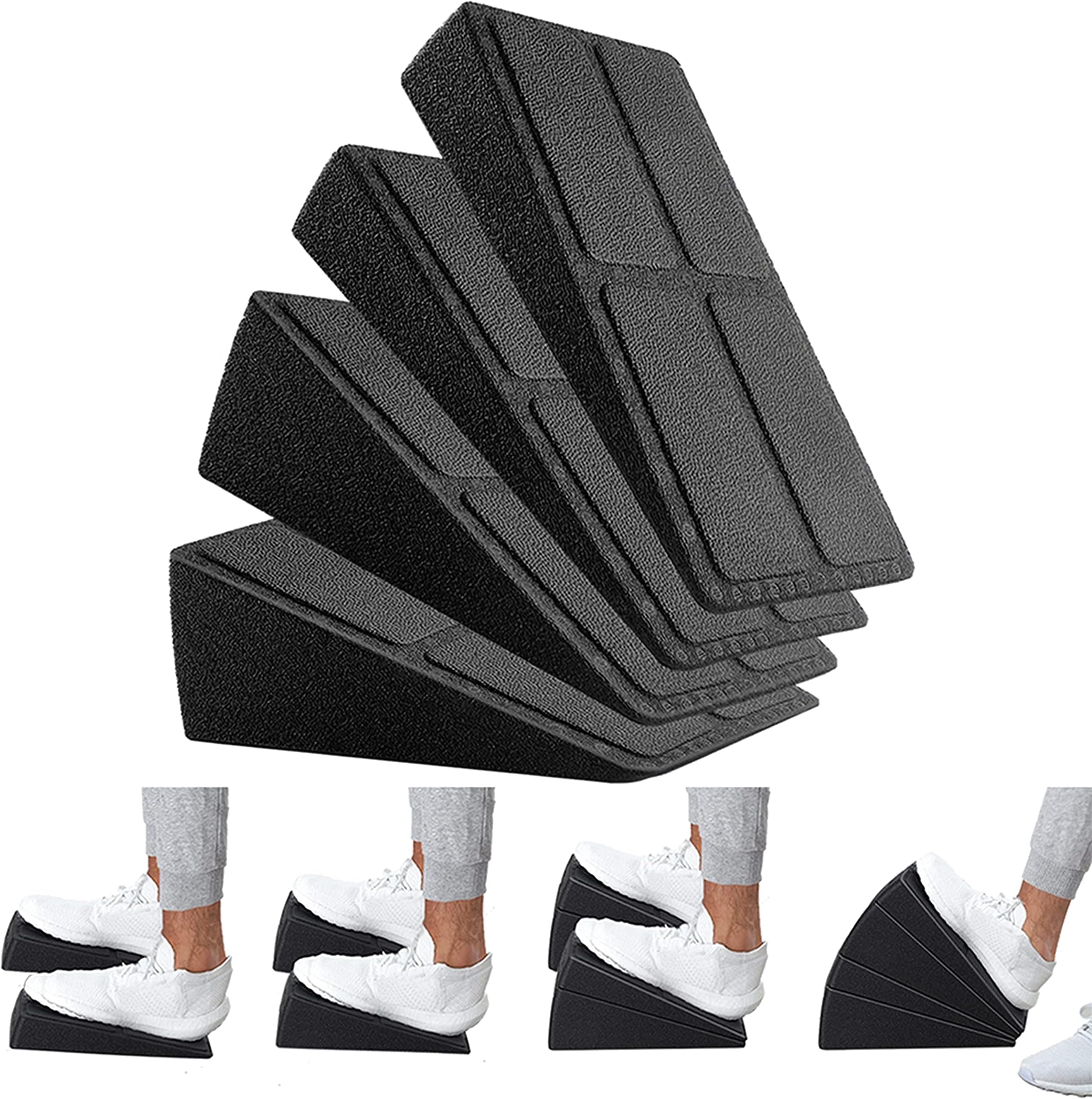 Amazon.com: Marquee Fit Slant Board Calf Stretcher – 3-Piece Set Squat ...