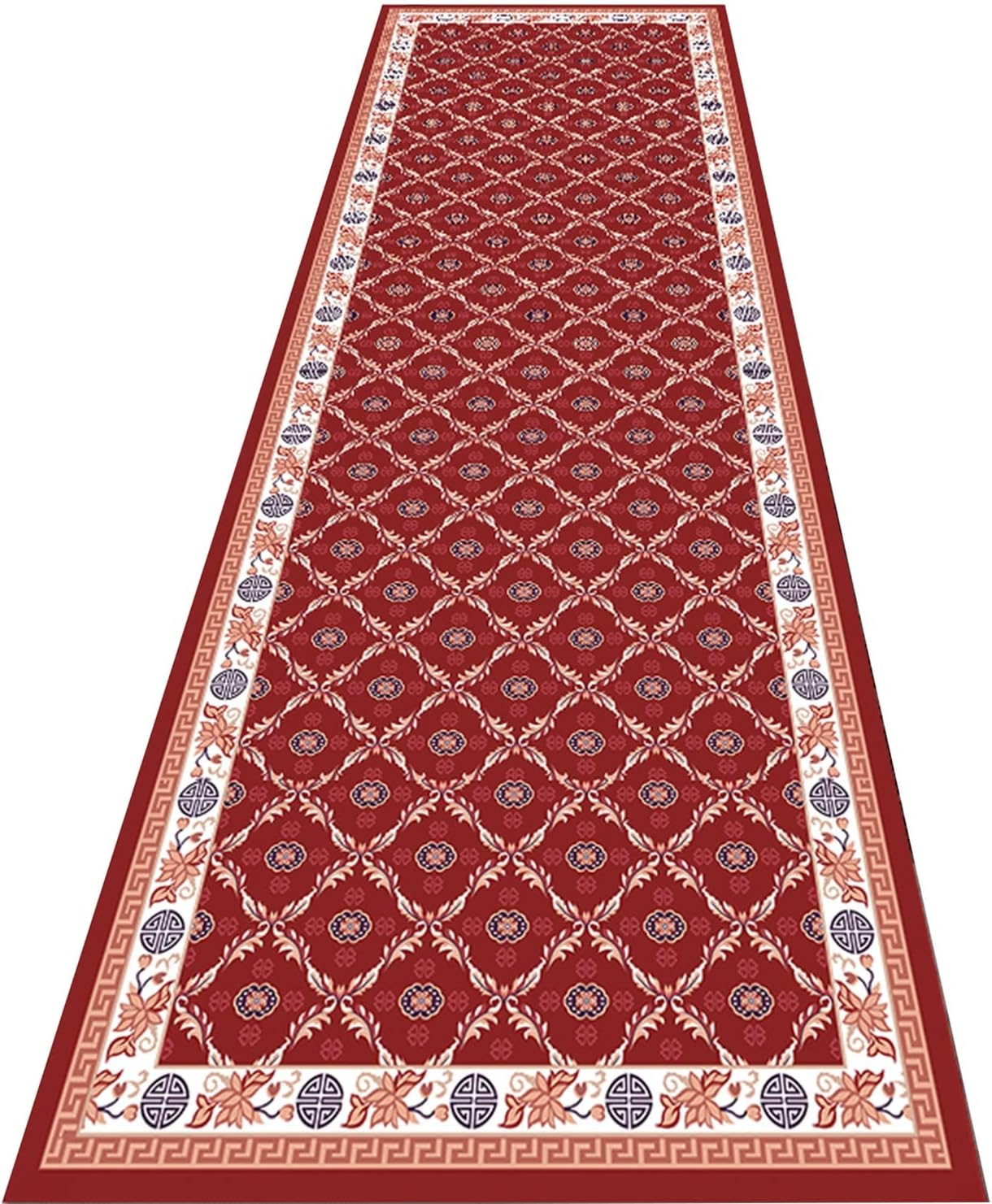 Amazon.com: Traditional Hallway Runner Rug Red, Washable Area Carpet ...