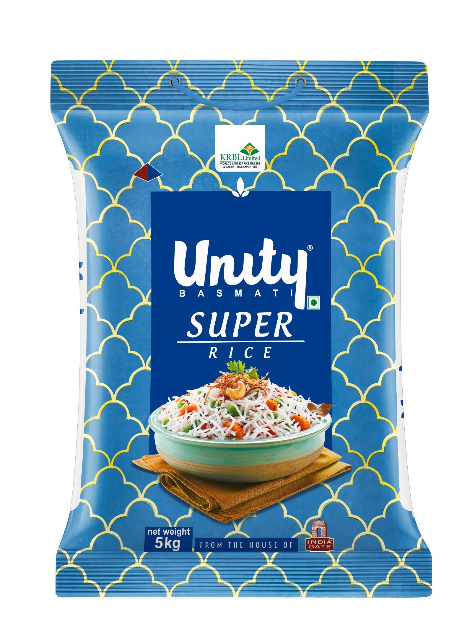 Buy Unity Super | Authentic Long Grain Basmati Rice, 5 Kg Pack | from ...
