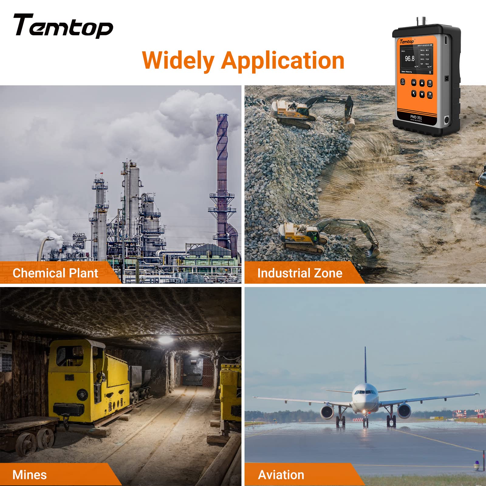 Snapklik.com : Particle Counter Aerosol Dust Monitor Handheld Laser Air Quality Detector PM ...