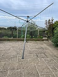 Vileda Supadry Hoist Rotary Dryer, Silver, 60m : Amazon.co.uk: Home ...