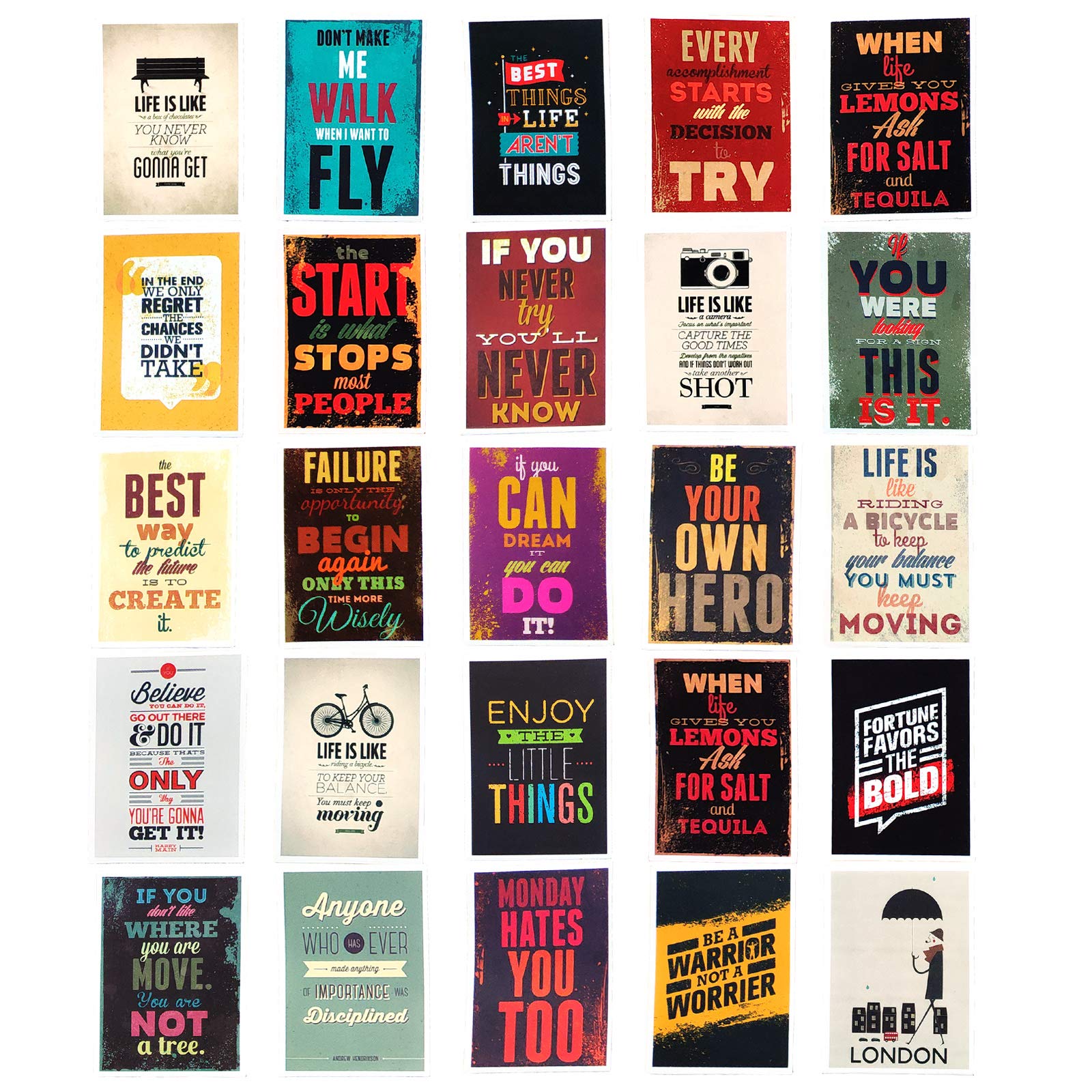 Buy Inspirational Stickers, Motivational Quotes Stickers, Encouraging ...