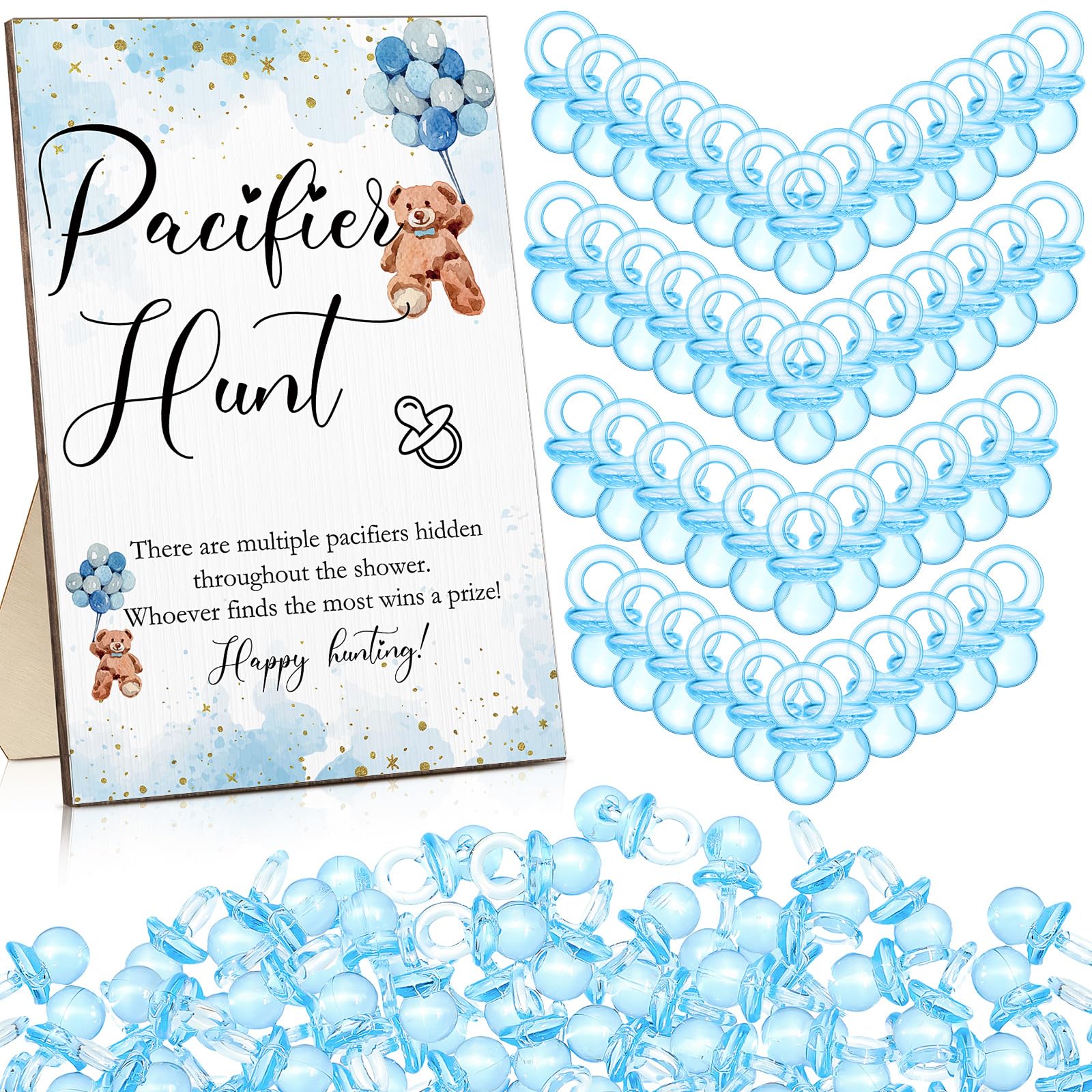 Buy RoowestRoowest 51 Pcs Pacifier Hunt Baby Shower Game, Include ...