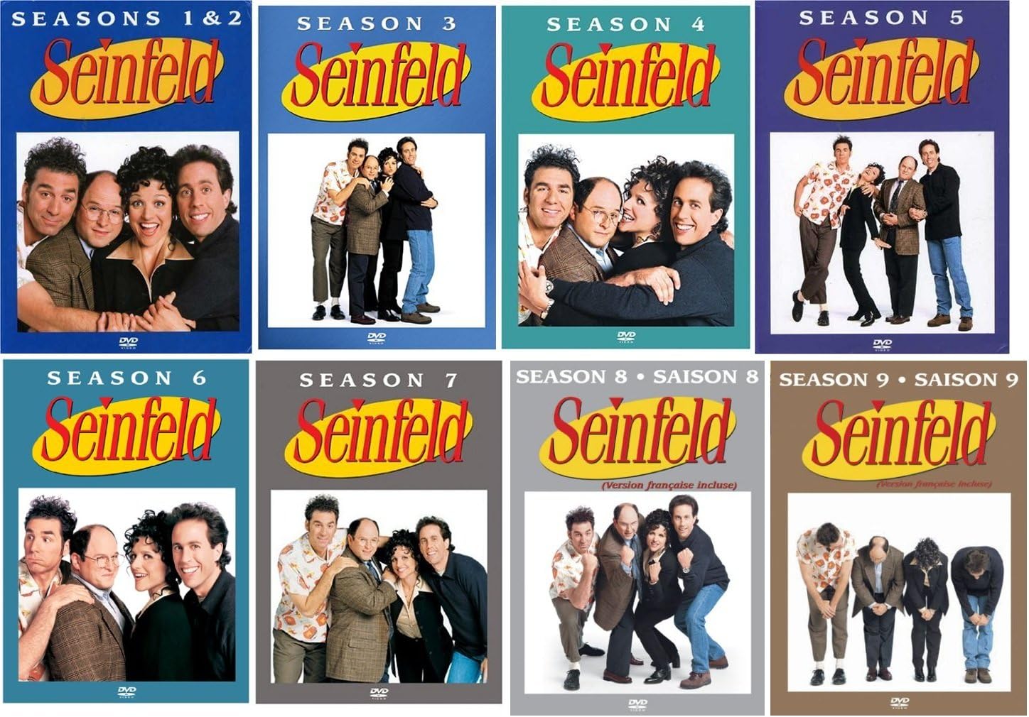 Seinfeld Complete Collection Seasons (1 2 3 4 5 6 7 8 9) (DVD Box Sets ...