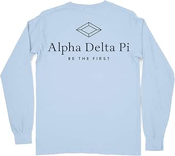 Alpha Delta Pi ADPi Sorority Comfort Colors Long Sleeve Shirt (Small ...