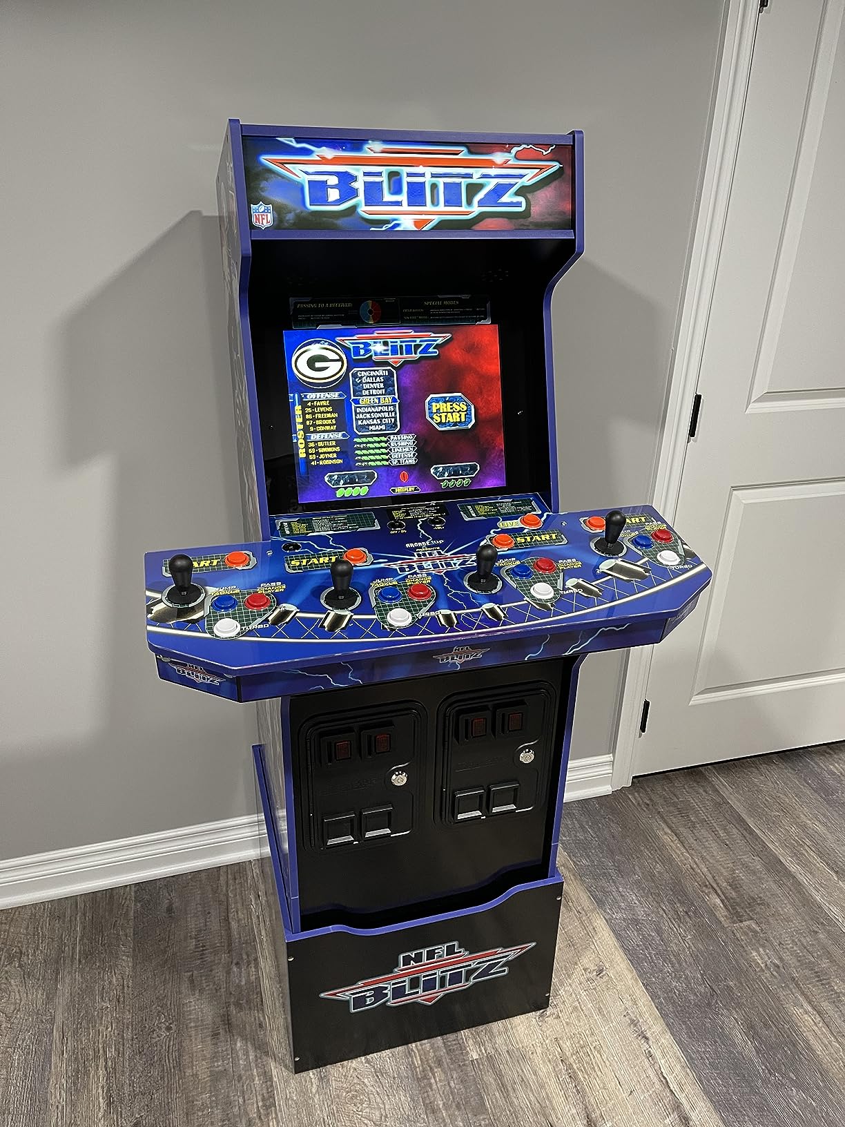 $56/mo - Finance Arcade1Up NFL Blitz Legends Arcade Machine - 4 Player ...