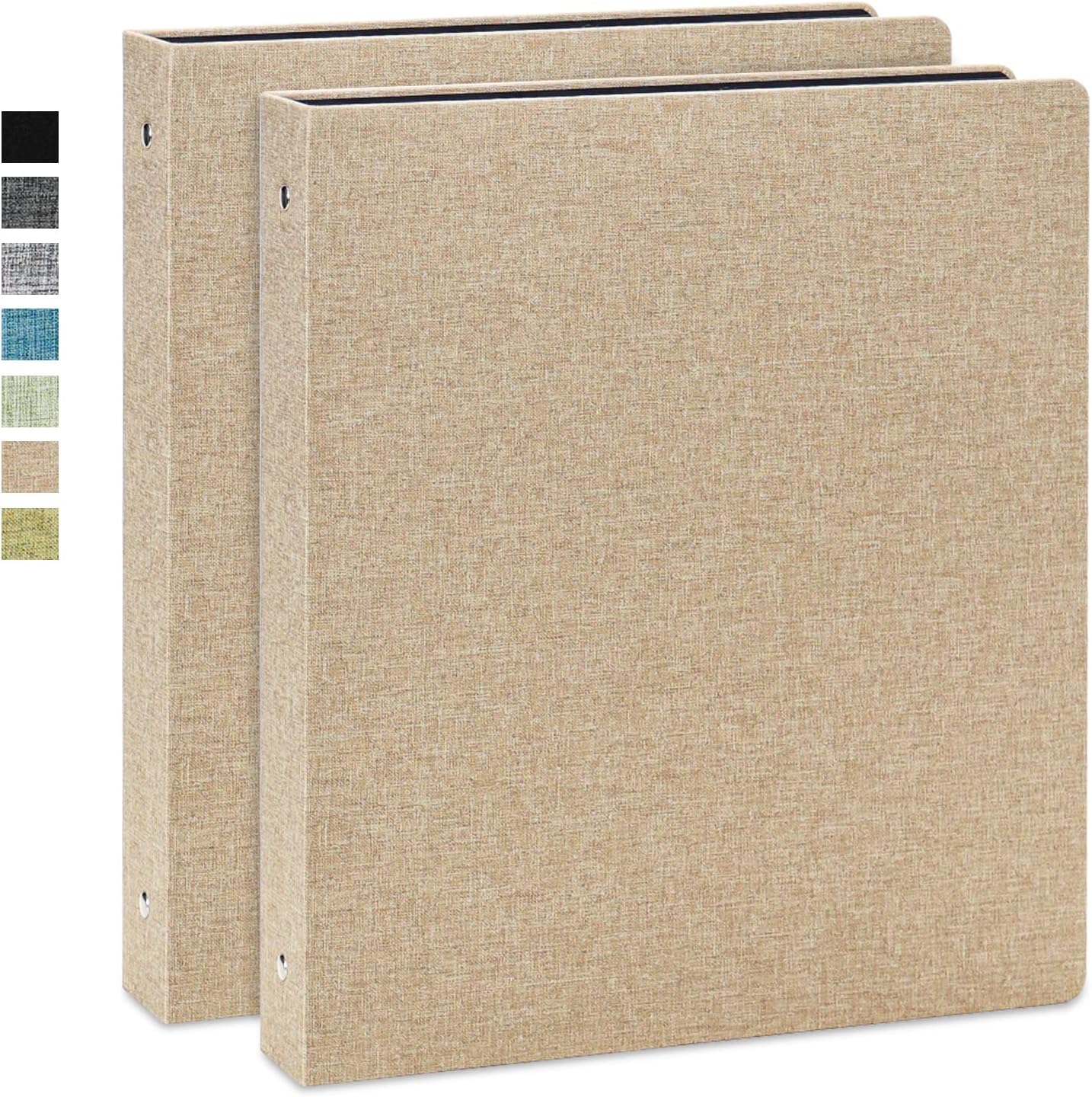 Amazon.com: Vienrose 3 Ring Binder 1 inch Round Rings Durable Binder ...