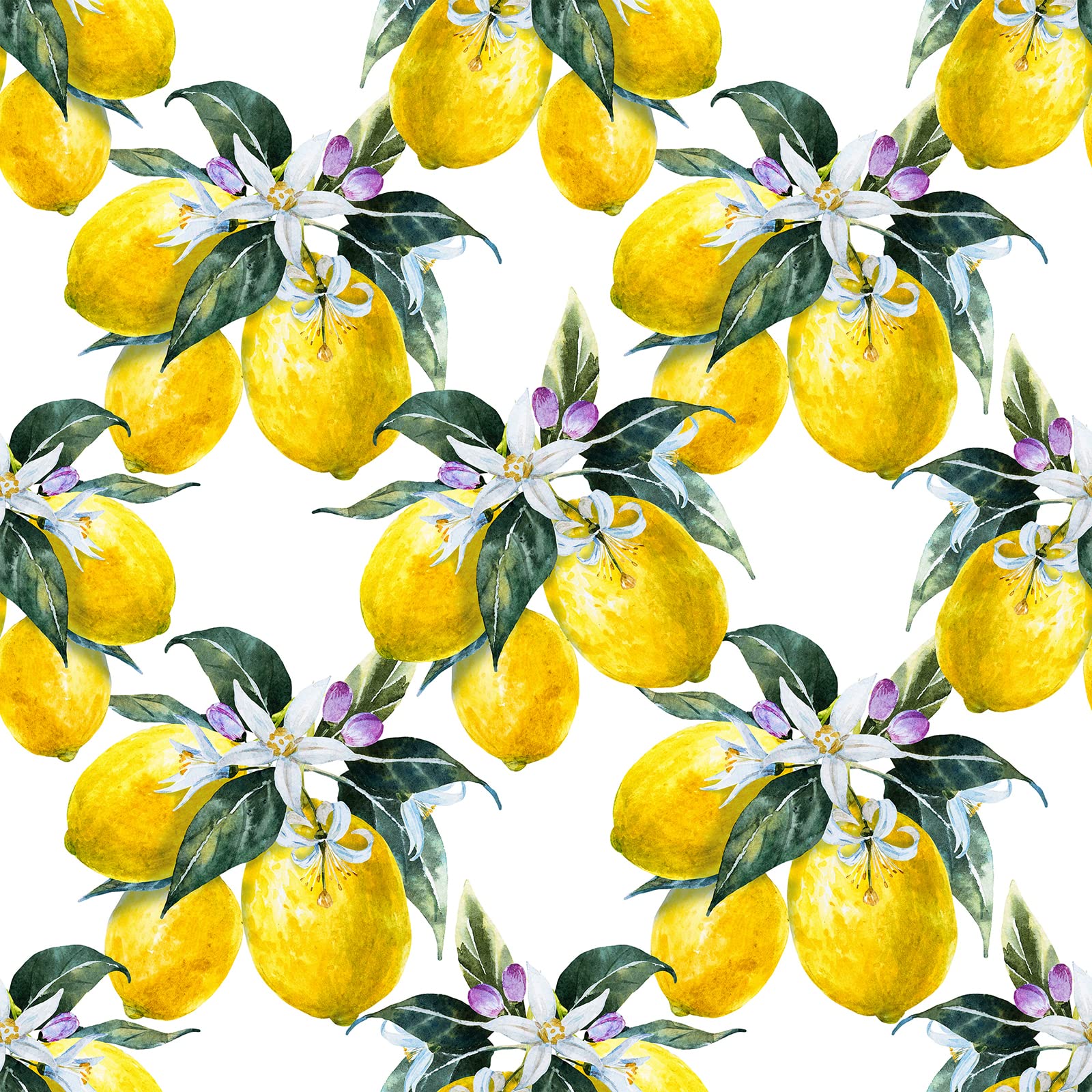 Wallink Vintage Lemon Peel and Stick Wallpaper 17.5in X 20ft Fresh ...