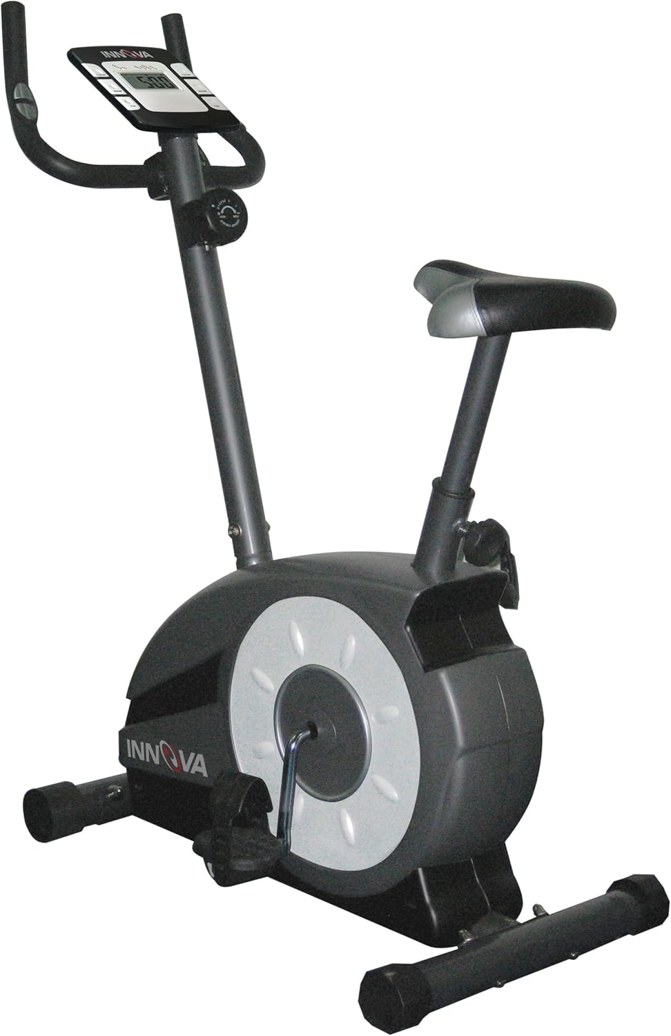 Amazon.com : Innova Health and Fitness Upright Bike with Pulse ...