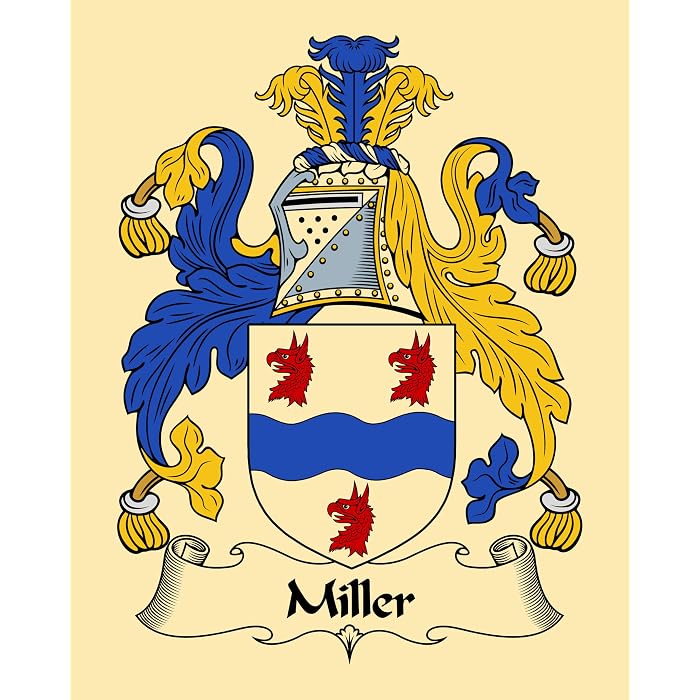 Buy Carpe Diem Designs Miller Coat of Arms/Miller Family Crest 8X10 ...