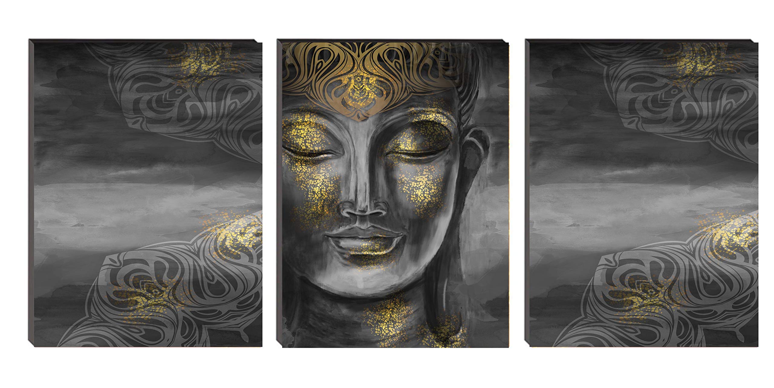 Buy All Your Design Multiple Frames Split Art Texture MDF Wall ...