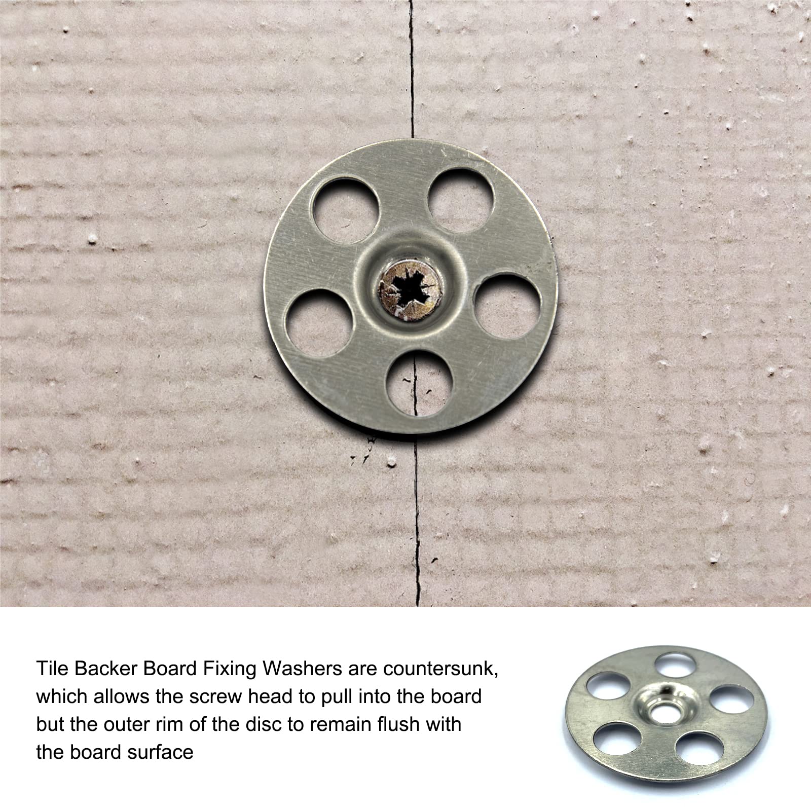 Buy 120 Pieces Steel Insulation Washers,Metal Insulation Disc 36mm ...