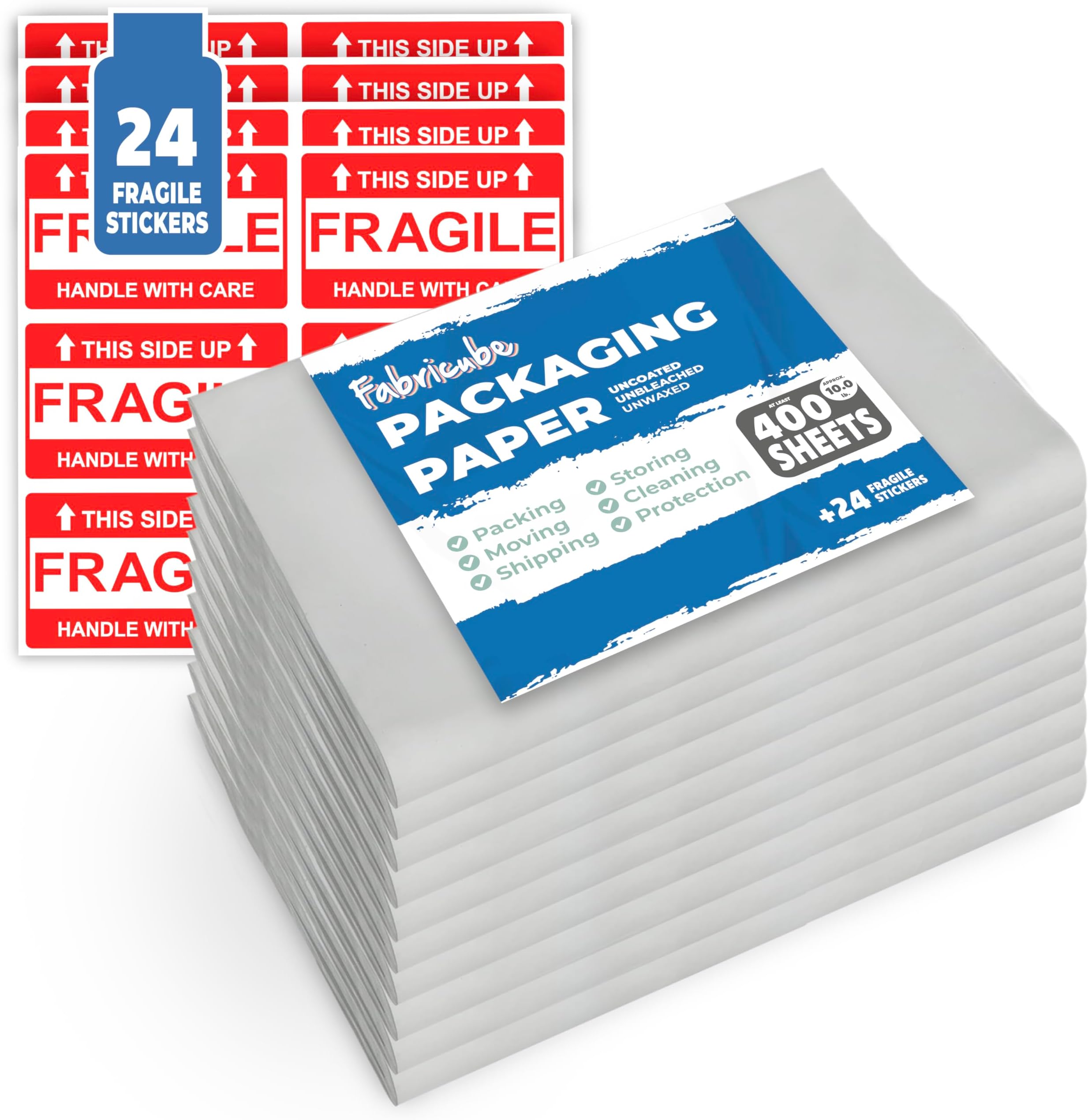 Amazon.com: Newsprint Paper 25 Lbs of 24" X 36" Packing Paper Bundles ...