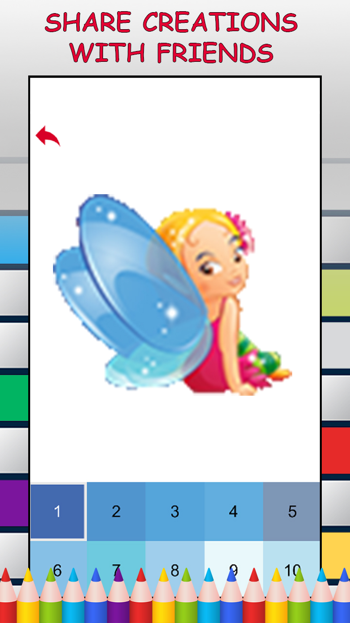 Fairies Color by Number - Pixel Art Game - App on Amazon Appstore
