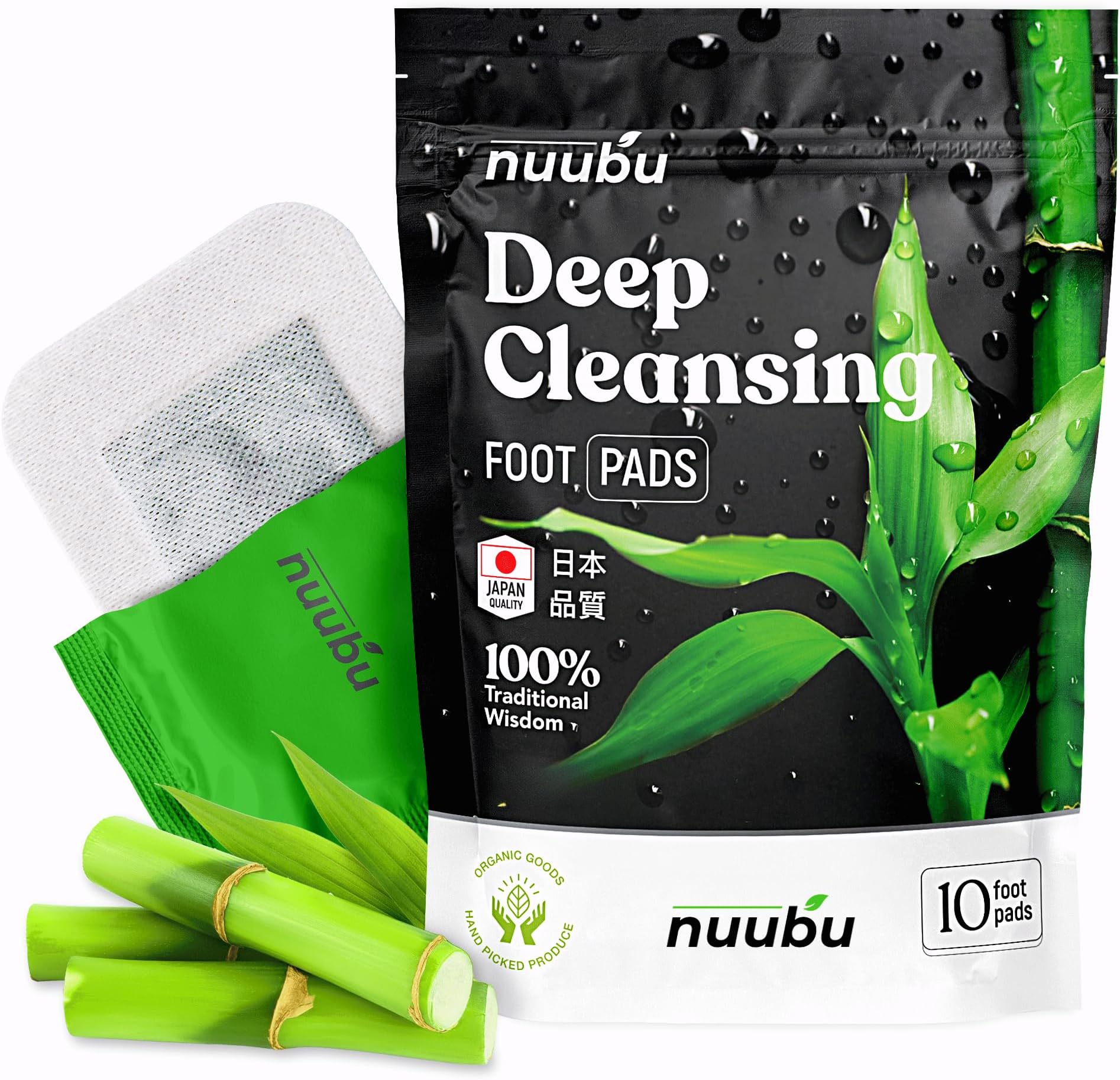 Amazon.com: Bandoo Cleansing Foot Pads & Lulutox Sleep Tea Bundle (10 ...