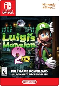 Luigi's Mansion 2 HD Standard - Nintendo Switch [Digital Code] : Amazon ...