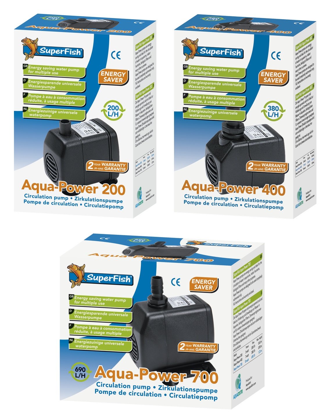 Superfish Aquapower 200 Aquarium Pump (200 lph) : Amazon.co.uk: Pet ...