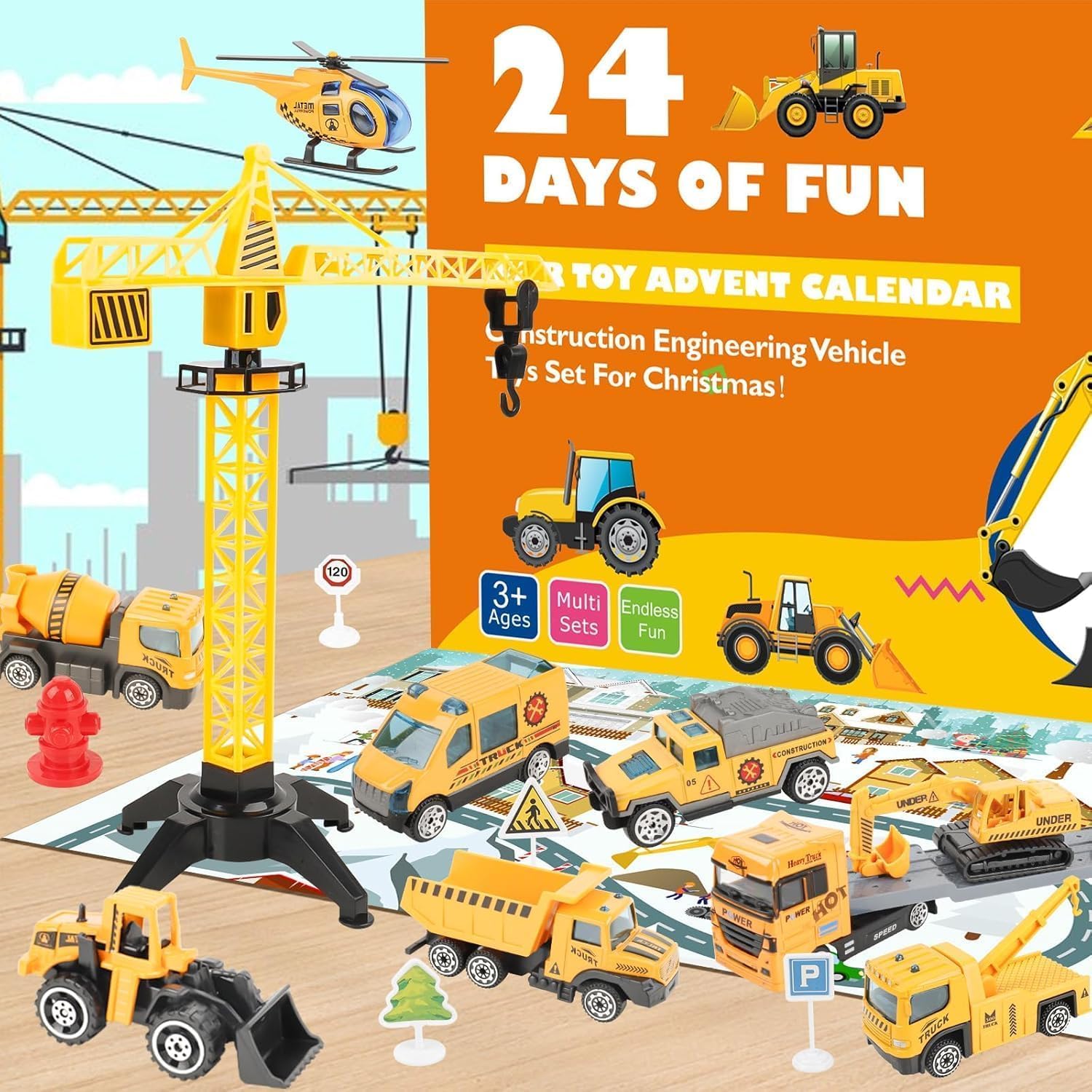 Construction Advent Calendar Heavy Equipment Advent Calendar 2025 24 ...