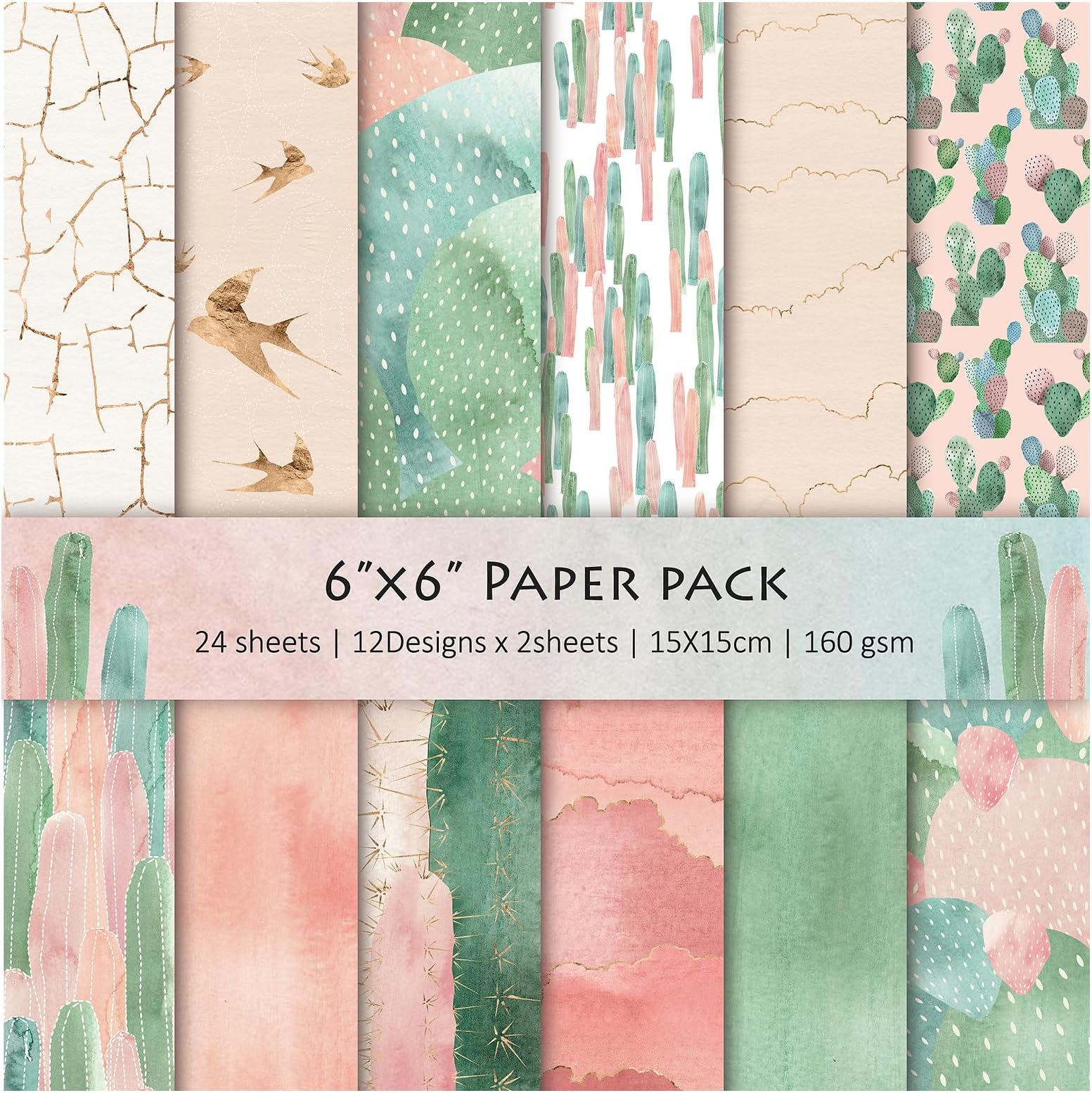 Amazon.com : 12x12 Textured Cardstock | 80 lb Blush Pink Scrapbook ...