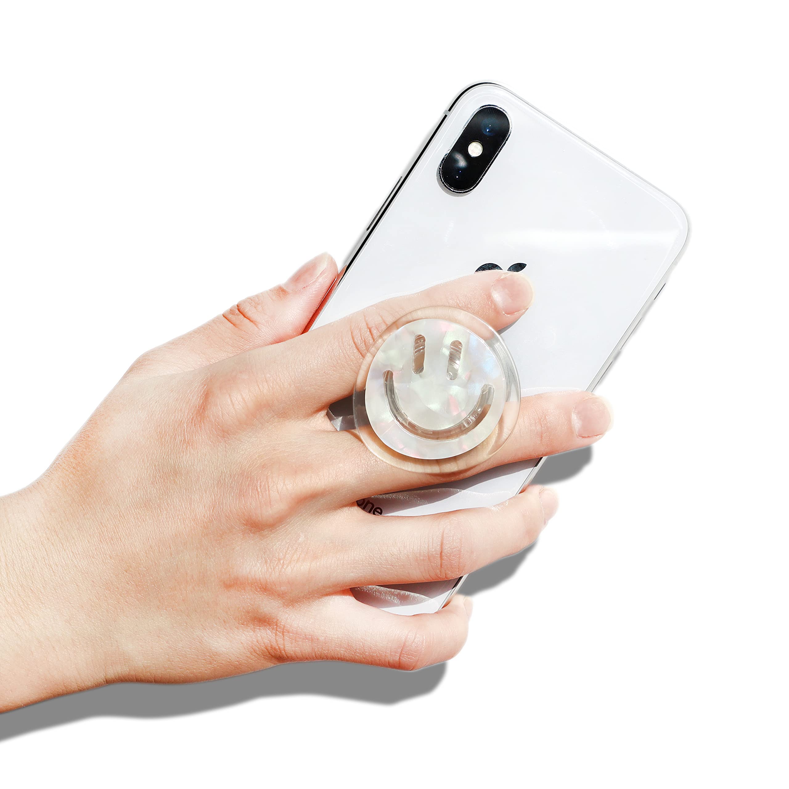 Snapklik.com : GRIPONG Smiley Face Phone Grip - Fun And Expandable ...