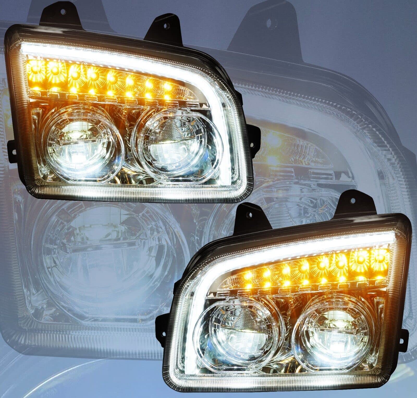 Amazon.com: QSC Full LED Performance Headlight Assembly w/Chrome ...