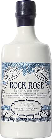 Rock Rose Premium Scottish Gin, 70cl | Luxury Gin | 41.5% ABV | Fruity ...