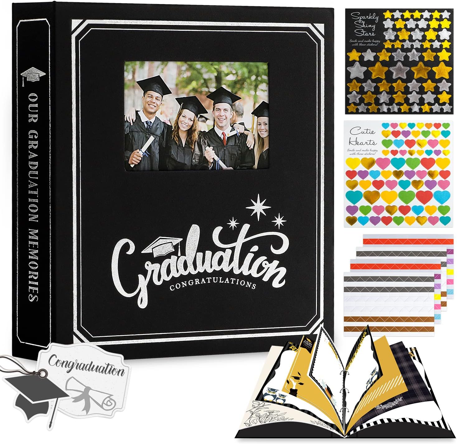 Amazon.com: Pioneer Photo Albums 36-Pocket Sewn Leatherette Embroidered ...