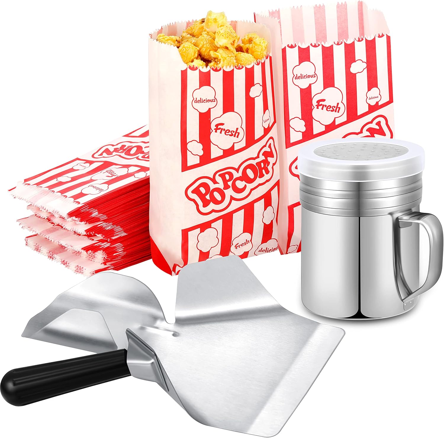 Amazon.com: 202 Pcs Popcorn Machine Supplies Set, Kernel Sifting Speed ...