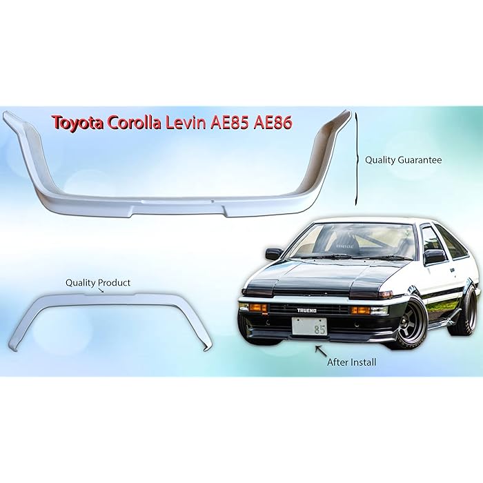 Buy New Corolla Levin Trueno AE85 AE86 Front Bumper Lips 83-87 Late ...
